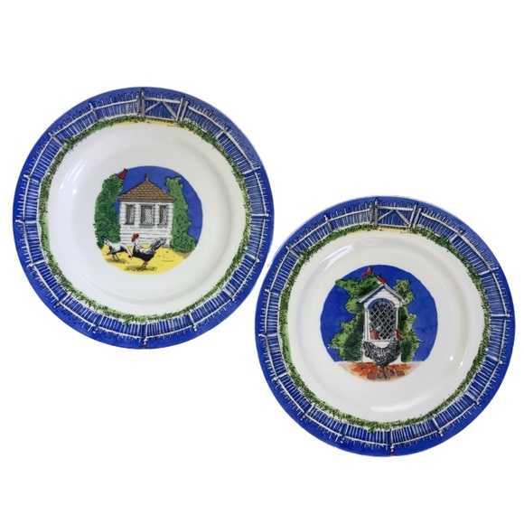 Andrea By Sadek | Dining | Set 2 Chicken Plates Designs By Matthew Rice ...